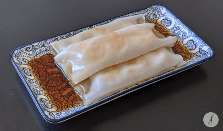 צ'ואנג פאן (cheung fun) – רול אטריות אורז במילוי שרימפס – מכופפת מקלות